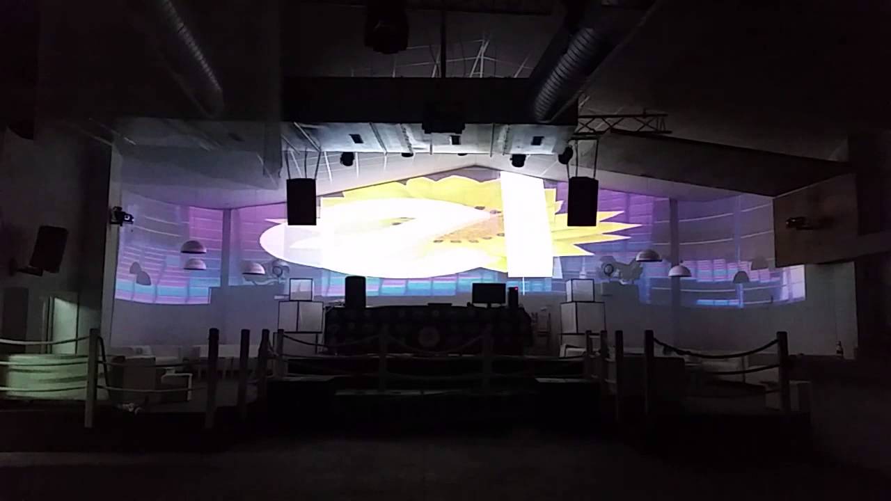 Primeras pruebas Mapping discoteca El Cortijo / Conil - YouTube