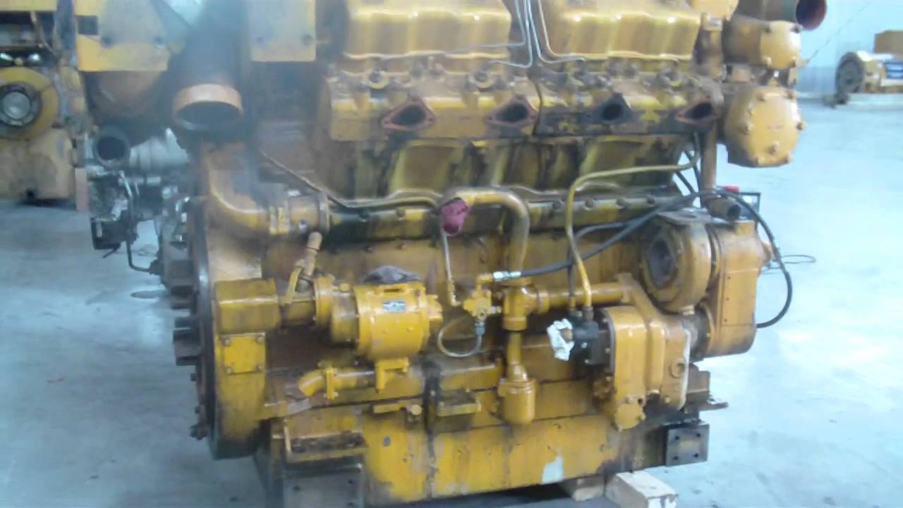 Caterpillar D379 Marine Engine - YouTube
