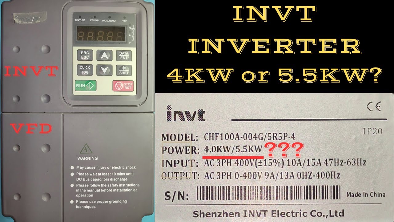 INVT | Inverter | INVT VFD | CHF100A Inverter | Inverter Power Rating ...