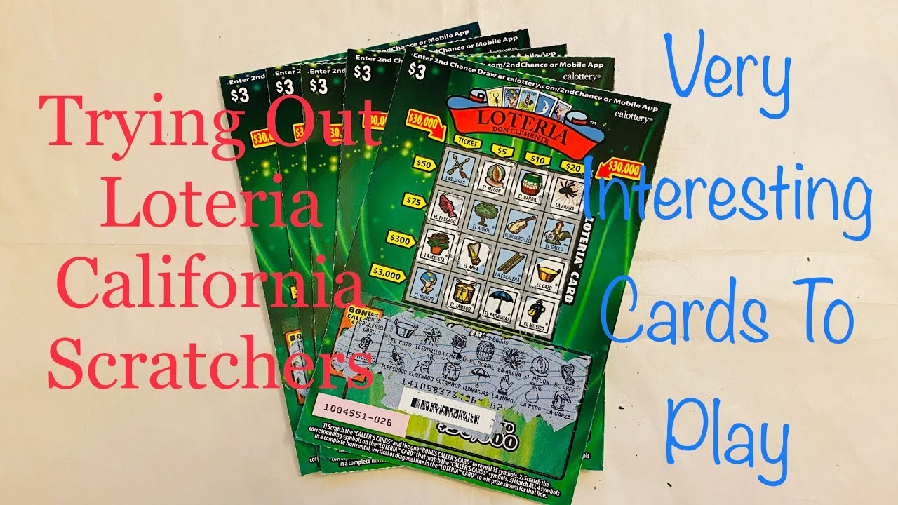 TRYING OUT $3 LOTERIA CALIFORNIA LOTTERY SCRATCHERS SCRATCH OFF - YouTube