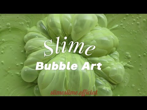 Immersive Slime Bubble Art | Soul Healing ASMR in 4K | Slime Art ...