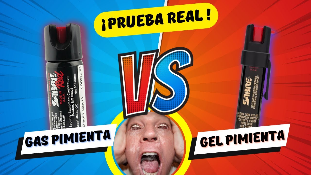 Gas pimienta vs Gel pimienta ¿cual es mejor? Pruebas reales - YouTube