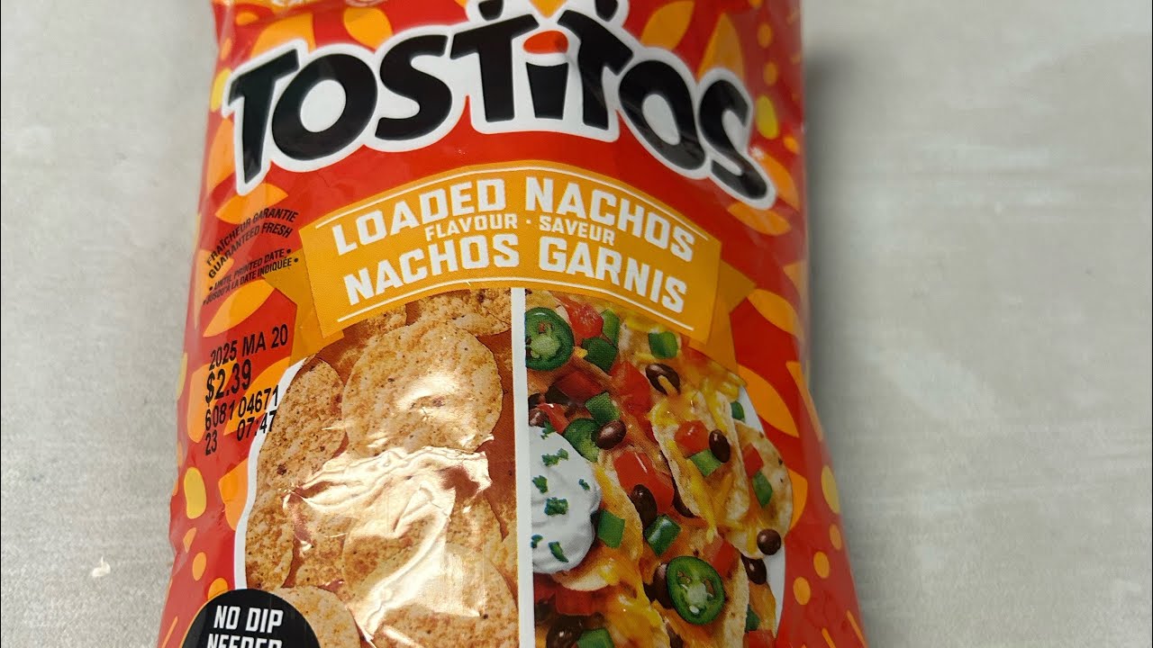 New Tostitos loaded nacho review - YouTube