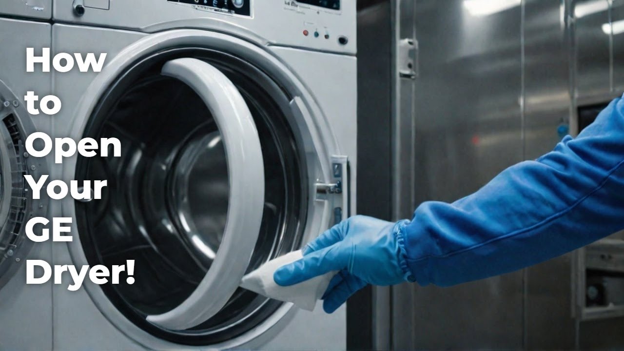 How To Open Your GE Dryer (Without Breaking It) - YouTube