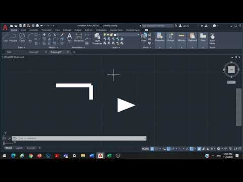 AUTOCAD PLINE, MIRROR - YouTube