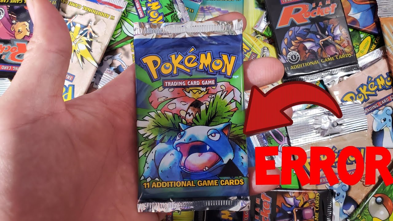 WOTC Collection + My Own Triangle Error Pokemon Base Set PACK!! - YouTube