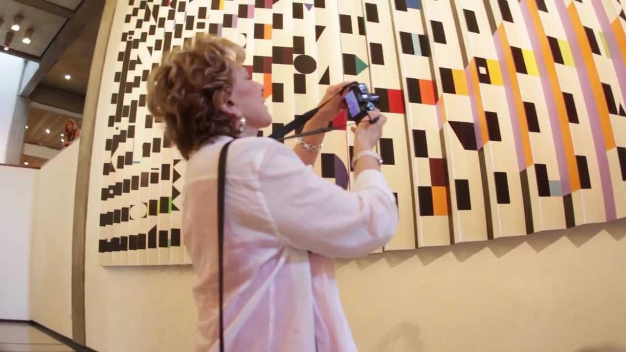 Yaacov Agam's 'Agamograph' at the Tel Aviv Museum - YouTube