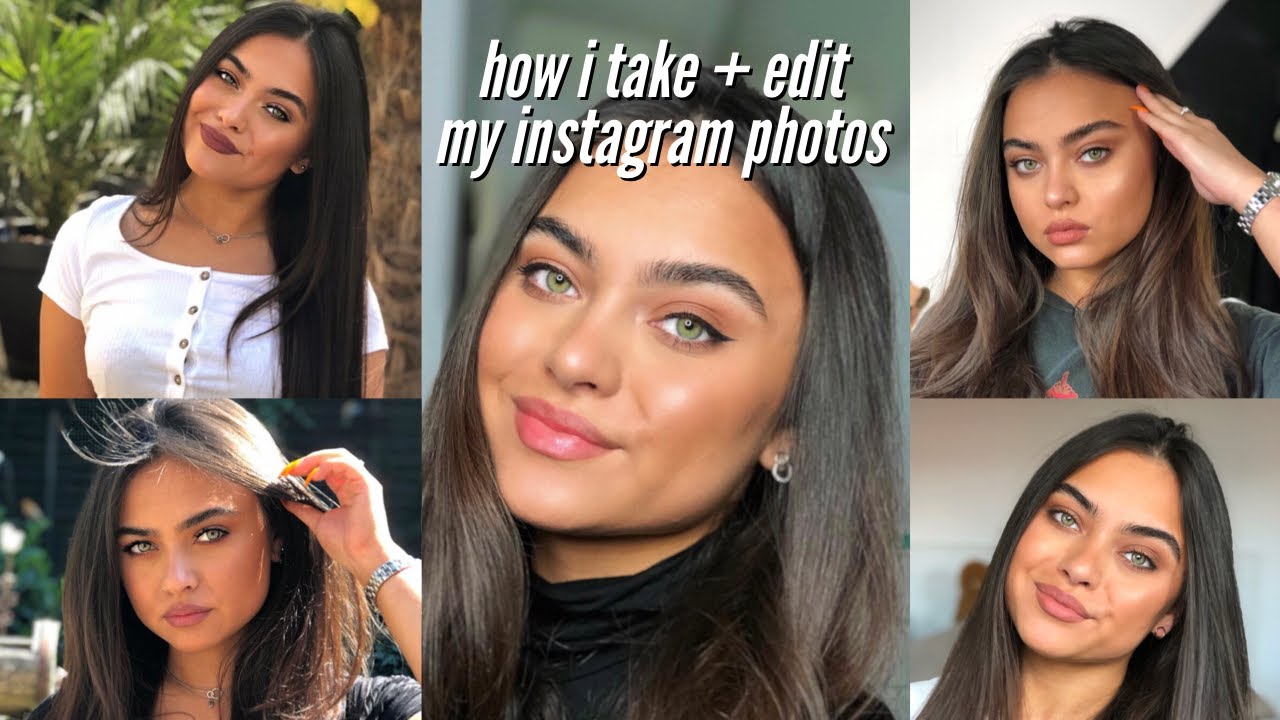 how i take + edit my instagram pictures :) - YouTube