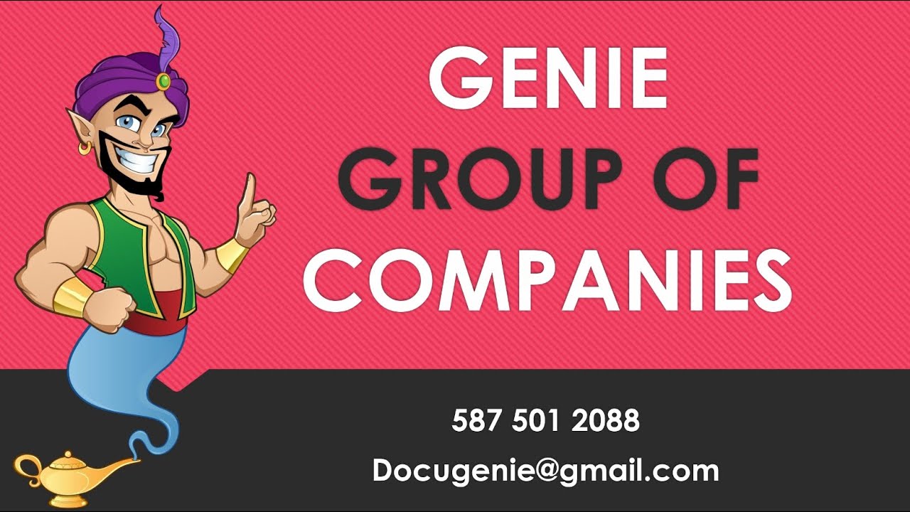 Genie Group of Companies, Alberta, Canada - YouTube