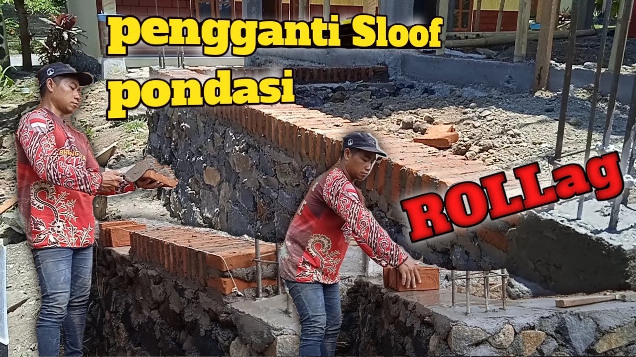 Tutorial memasang rollag pondasi - YouTube
