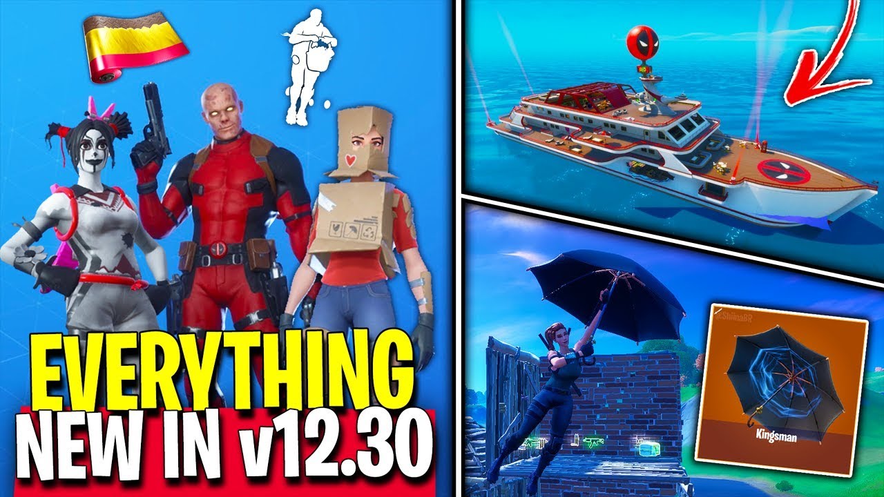 Everything NEW in Fortnite! Deadpool Event, Map Changes, New Items ...