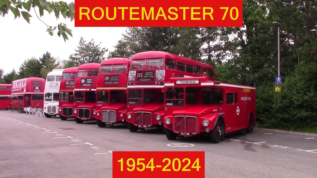 Routemaster 70 celebrating 70 years of the London Routemaster 1954 2024 - YouTube