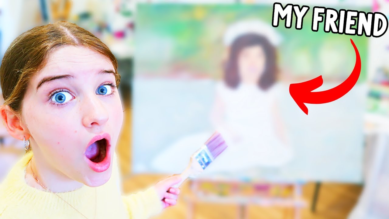 SURPRISING MY FRIEND WITH A PORTRAIT OF HER I PAINTED w/Norris Nuts ...