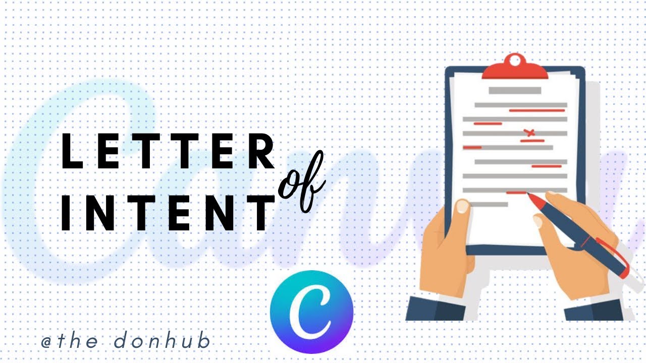 Canva: Designing a Letter of Intent Flyer- Easy Steps and Creative ...