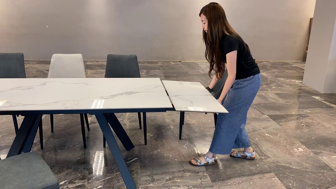 Cory Extension Dining Table - YouTube