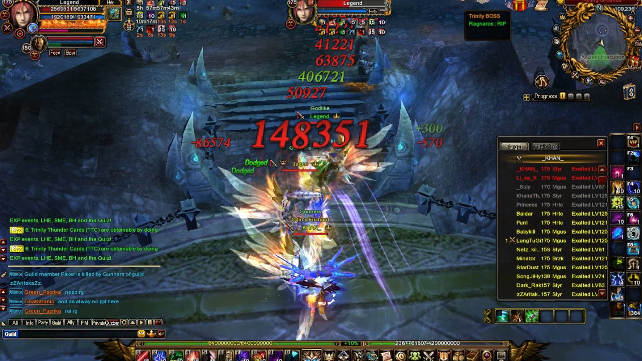 BOI Trinity PvP : Godlike vs G(R)unners (page+ vs 11 ppl) - YouTube