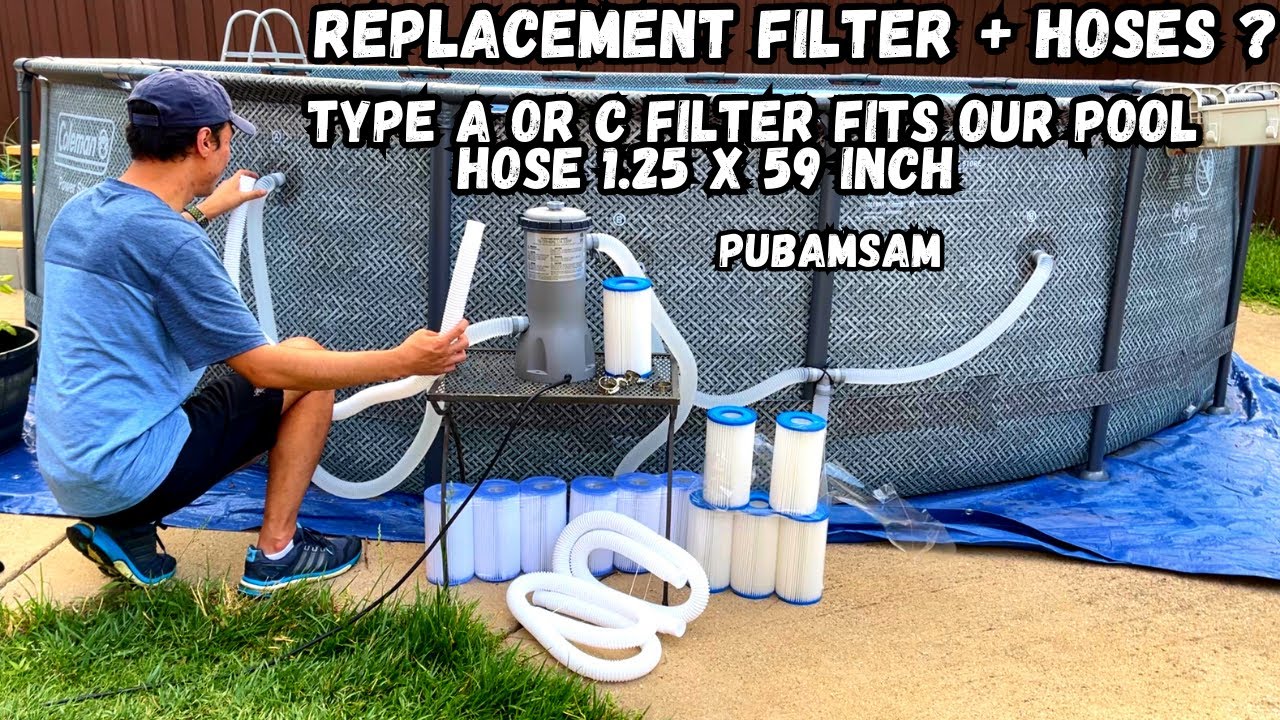 Filter And Hose Replacement For Coleman Pool YouTube