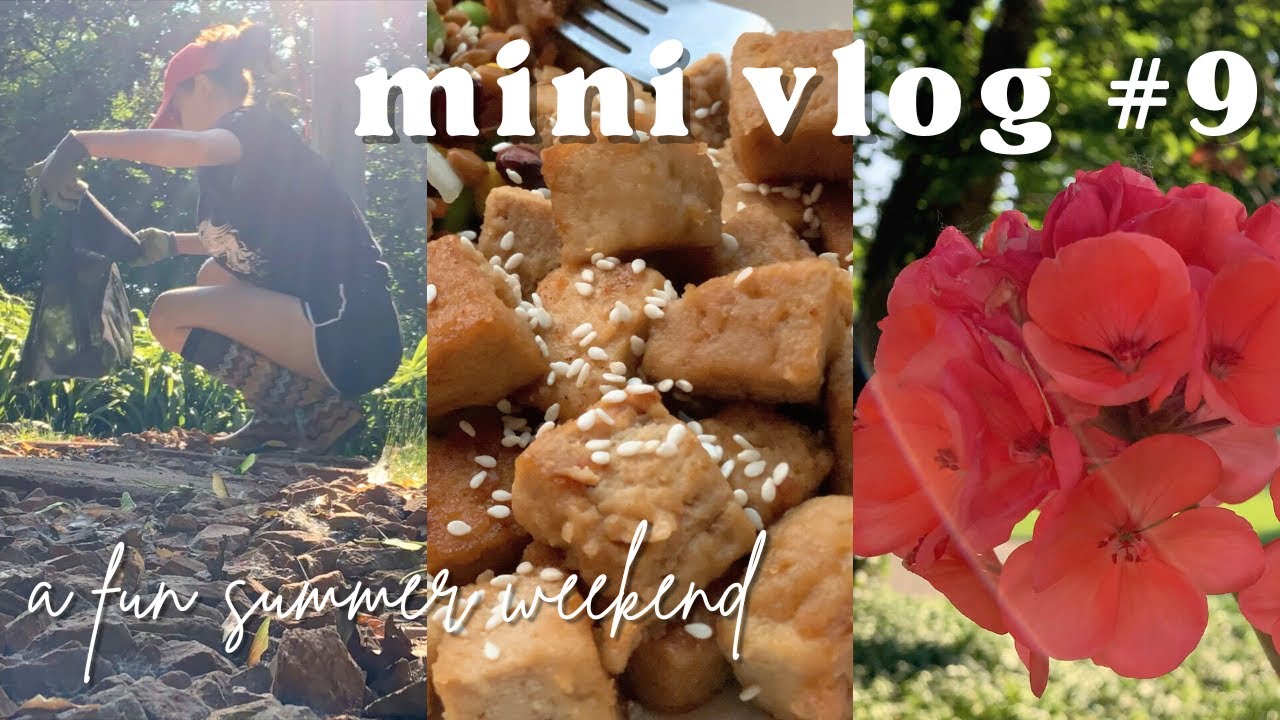 mini vlog #9: a fun summer weekend! - YouTube