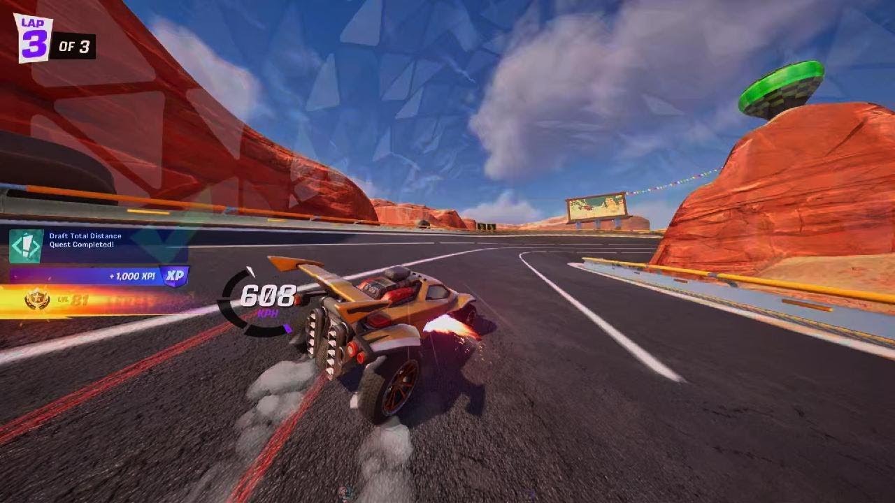 Epic 360 Drift in Rocket Racing - YouTube