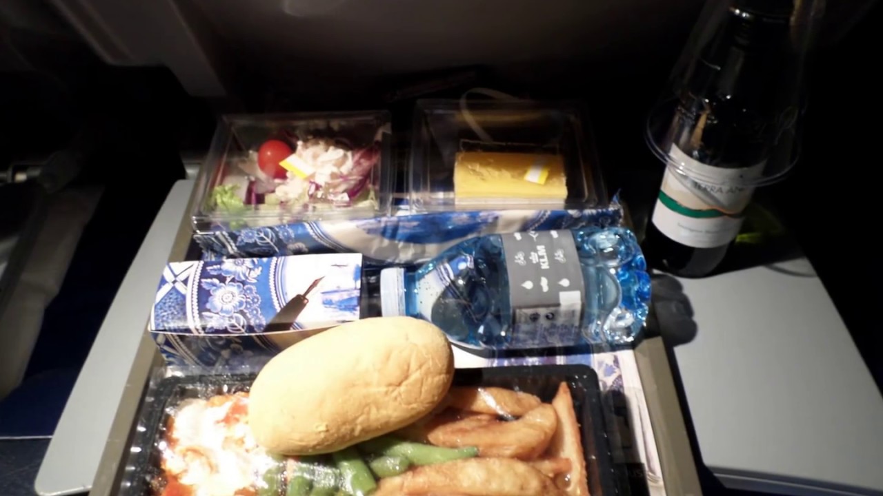 KLM Royal Dutch Airlines Economy Class Inflight Meal KLM네덜란드항공 기내식, 인천 ...