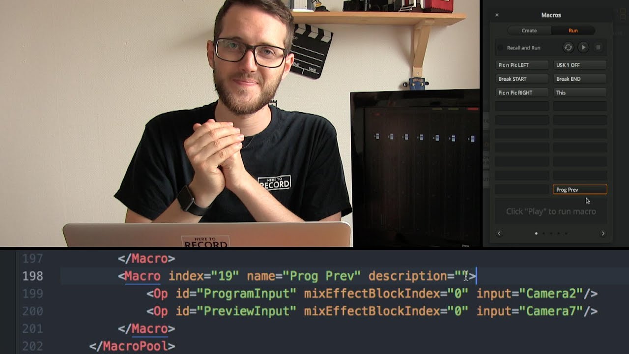 ATEM Macros - Getting started, XML editing and more // Show and Tell Ep.20 - YouTube