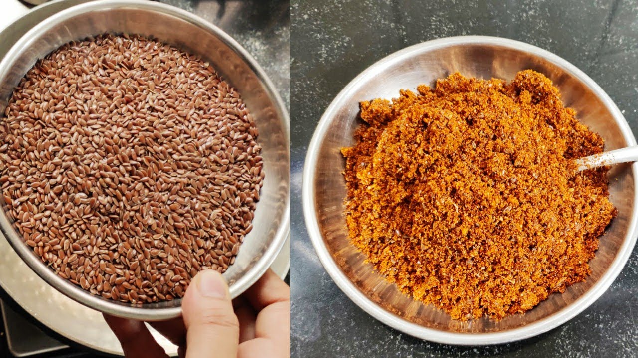 जवसाची चटणी। आळशी ची चटणी।जवस भाजण्याची खास वेगळी पद्धत। flaxseed ...