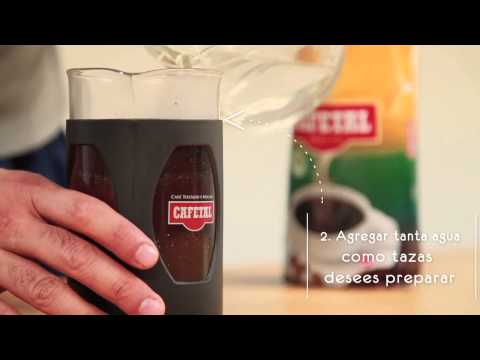 Prepara tu delicioso Cafetal en una cafetera francesa.