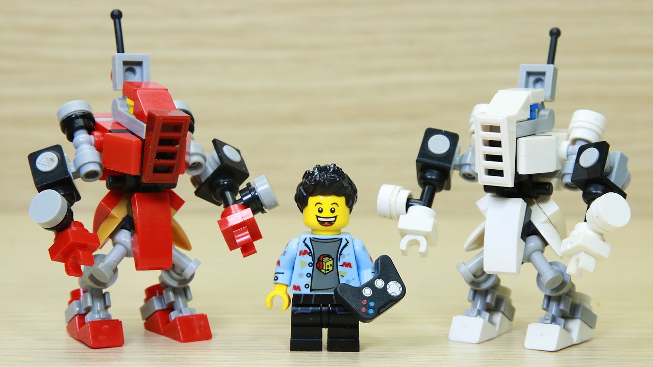 [Lego Tutorial Robot] Lego How To Builds Robot Lego Builds Robot - YouTube