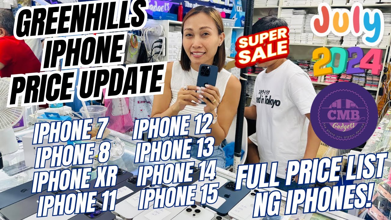 FULL PRICE LIST NG MGA IPHONES DITO SA GREENHILLS! PINAKA MURANG ...
