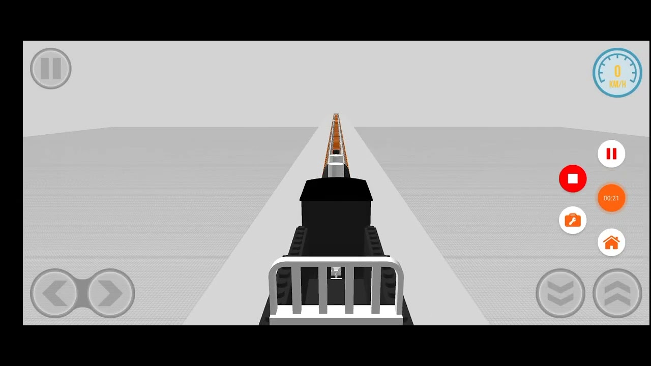 Train Drives off cliff in draw bricks - YouTube