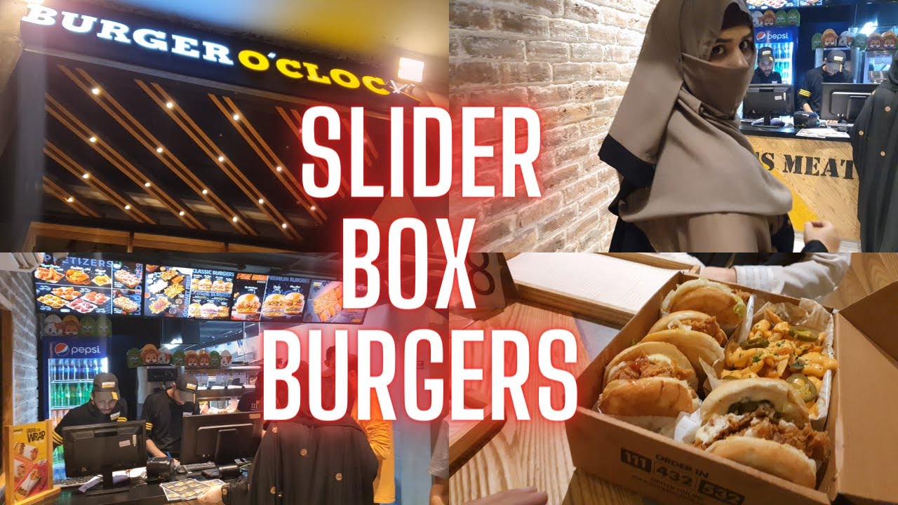 Burger O Clock Slider Box | Share box Amazing Yummy Deals - YouTube