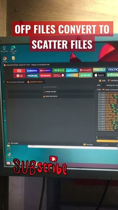 MTK SCATTER FILE CONVERTION // OFP FILES - YouTube