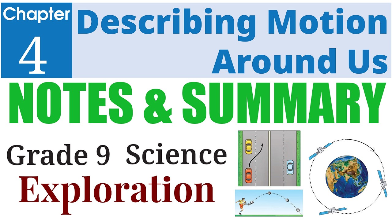 4. Describing Motion Around Us - Notes & Summary | Grade 9 Science ...