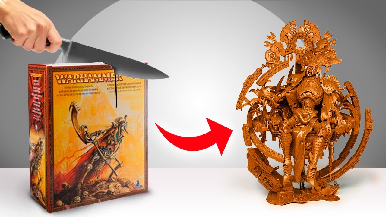 Destroying $1000 of rare Tomb Kings models - to make THIS - YouTube
