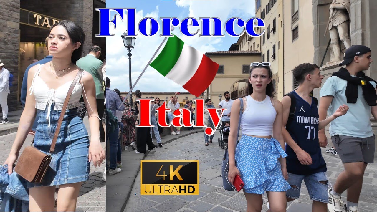 Florence Summer Italia Walk 4K | Amazing City Vibe - YouTube