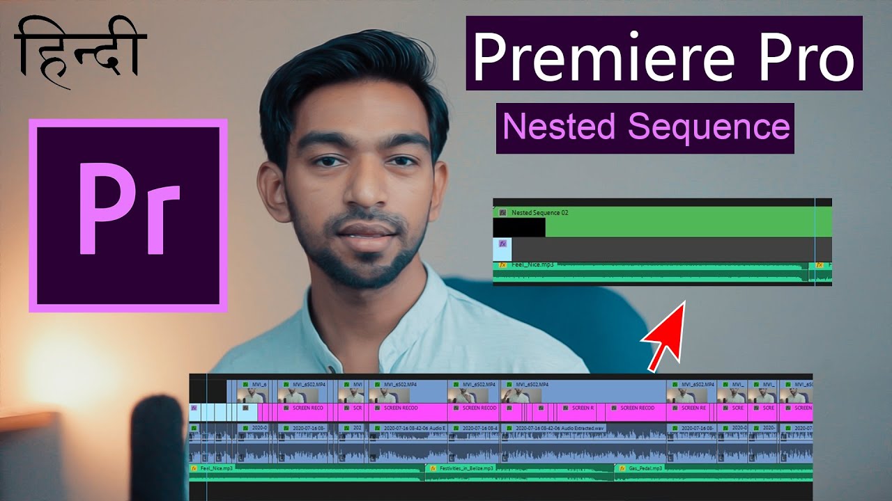 How to use Premiere Pro nested Sequence_[HINDI] - YouTube