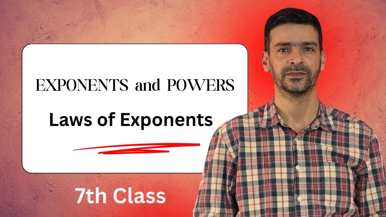 Laws of Exponents | Class 7 JKBOSE NCERT CBSE | Exponents and Powers ...