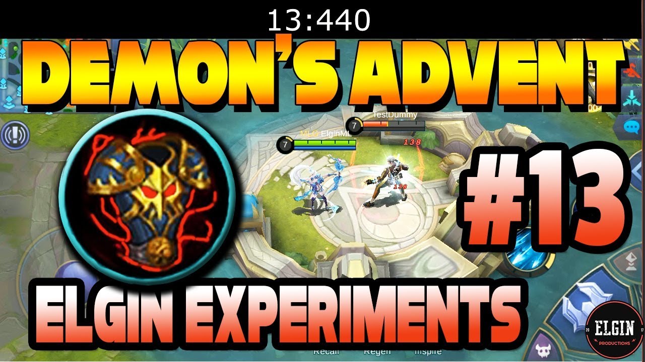DEMON'S ADVENT - ELGIN EXPERIMENTS #13 - WHEN SHOULD YOU USE DEMON'S ...