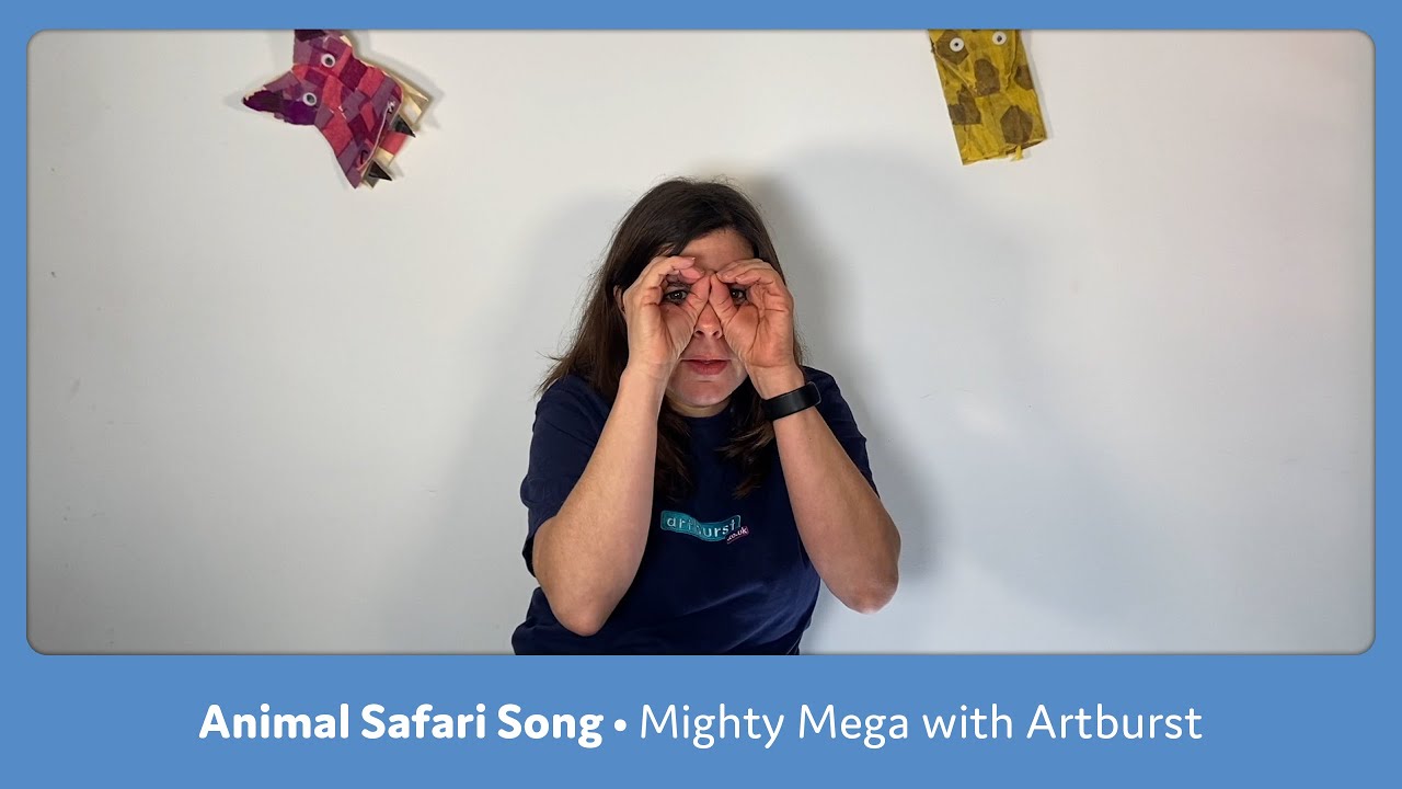 Animal Safari Song | Mighty Mega with Artburst - YouTube