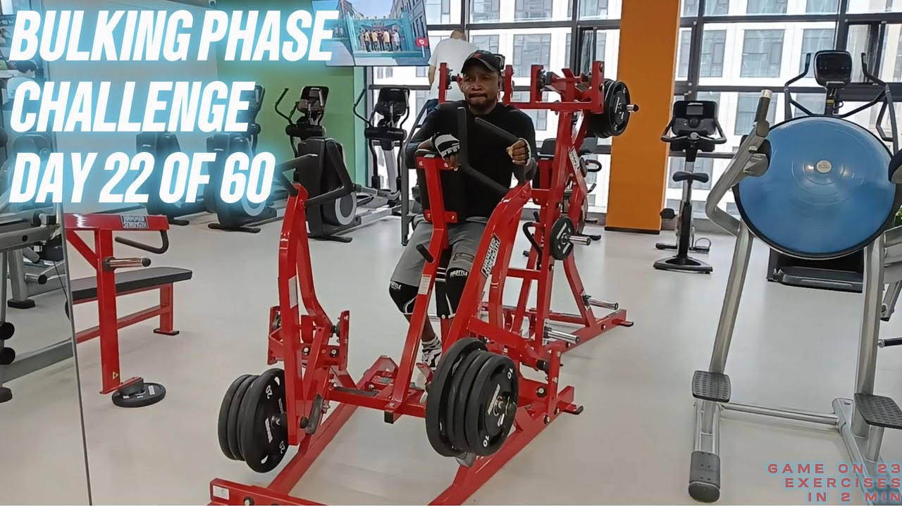 Bodybuilding Gym Challenge Bulking Phase Day 22 of 60 💪🔥🏋️‍♂️# ...