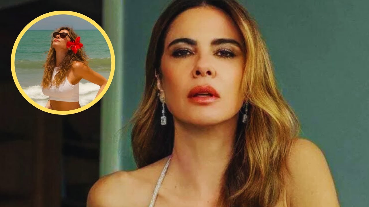 Luciana Gimenez aproveita o sol na Bahia com elegante beachwear branco - YouTube