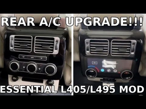 Range Rover Interior Mod Pt. 2 - Rear climate A/C Upgrade for L405 ...