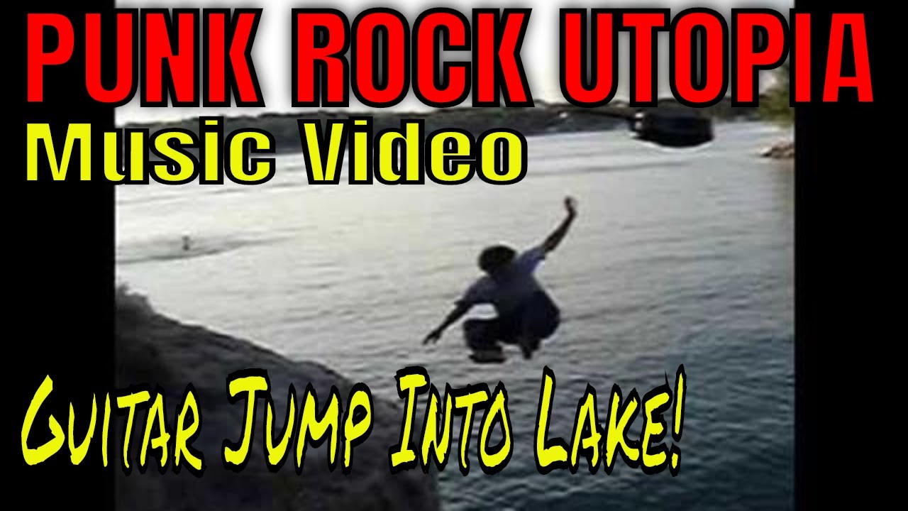 GUITAR JUMP INTO LAKE - Punk rock music video - YouTube