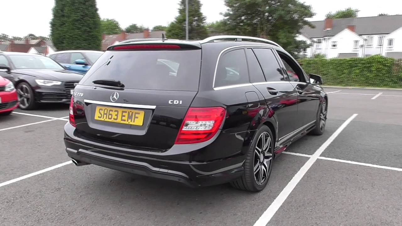 Mercedes-Benz C220 Amg Sport Cdi Blue U113628 - YouTube