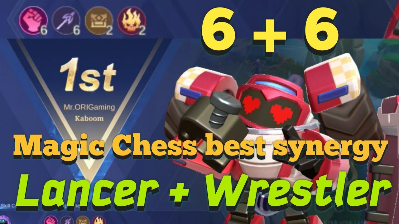 Magic chess best synergy new update 6 lancer + 6 wrestler - YouTube