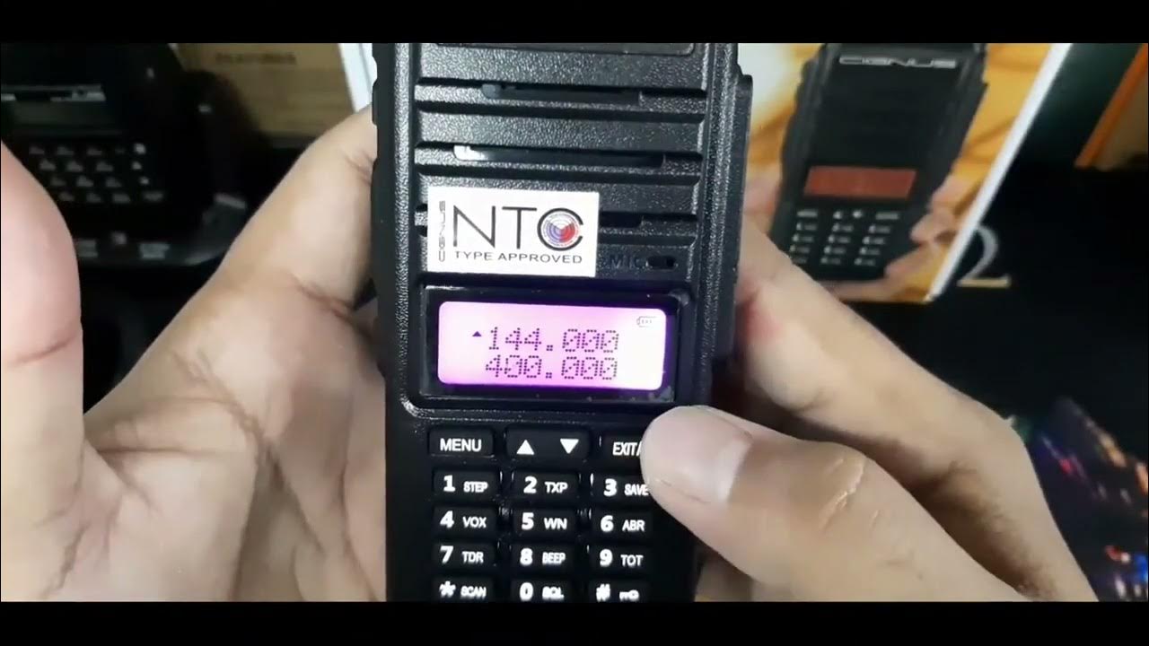 How to Program Manually CIGNUS UV-86 - YouTube