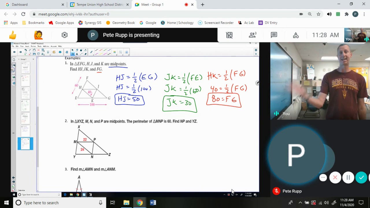 8 4 Midsegments - YouTube