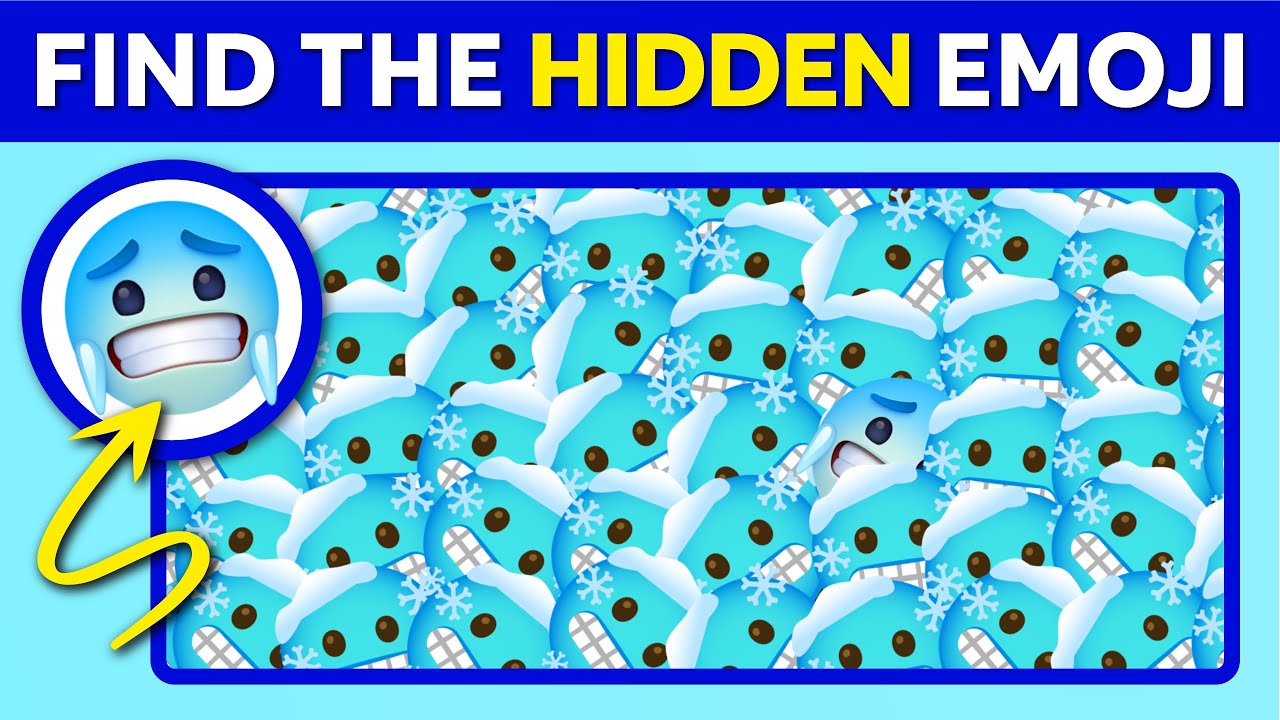 FIND THE HIDDEN EMOJI in these Emoji Puzzles! | Find the Odd Emoji Out ...