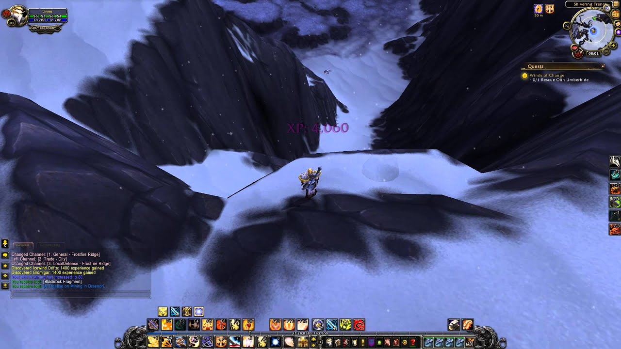 Winds of Change Quest Playthrough - Frostfire Ridge - YouTube