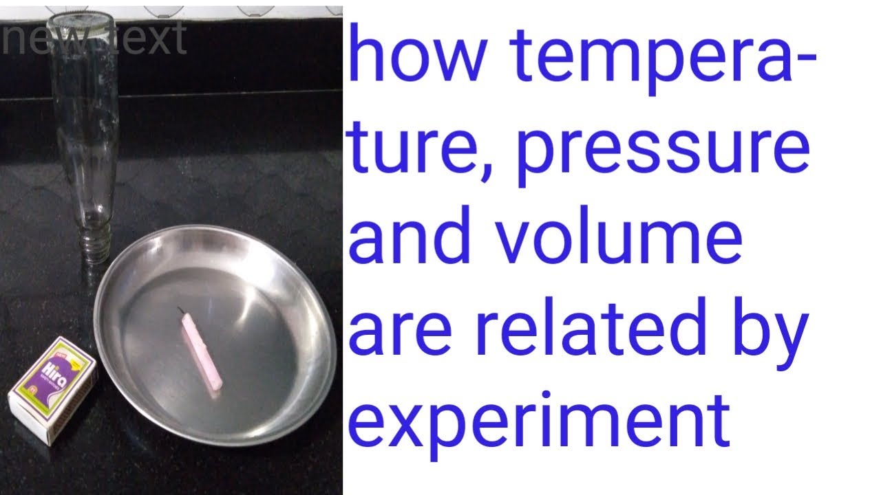 What is Relation between temperature, pressure and volume - YouTube